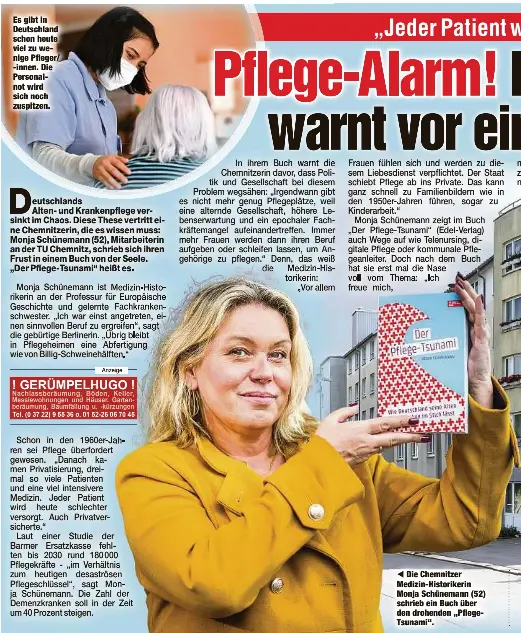 Pflege-Alarm! Kranken warnt vor einer Kata - PressReader