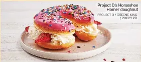 New Project D doughnut on the menu at 250 Hungry Horse pubs in UK ...