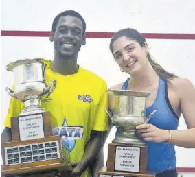 Morrison and Mahfood win All Jamaica Senior Squash Titles - PressReader