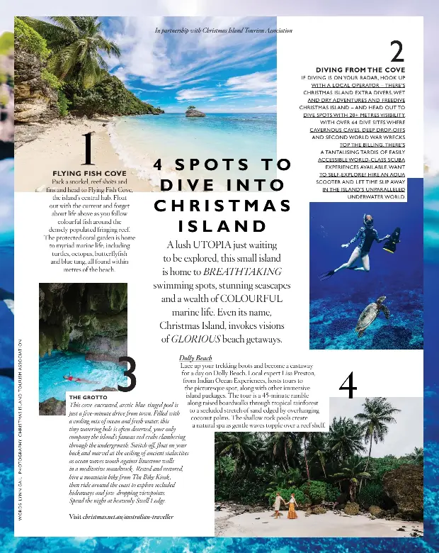 4 SPOTS TO DIVE INTO CHRISTMAS ISLAND - PressReader