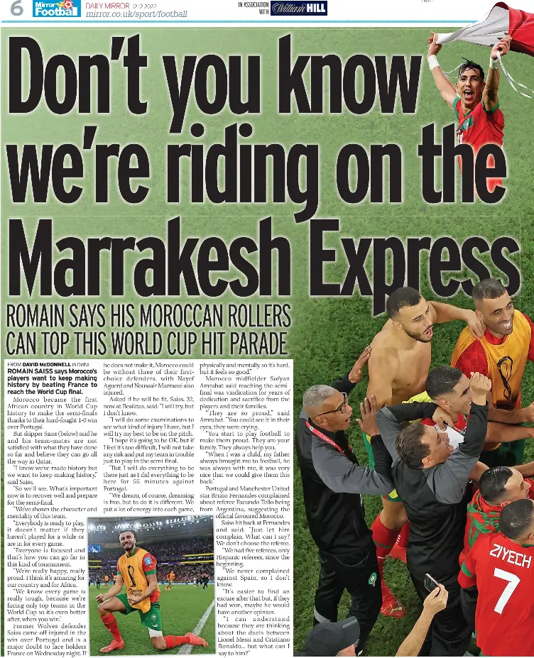 Don’t you know we’re riding on the Marrakesh Express - PressReader