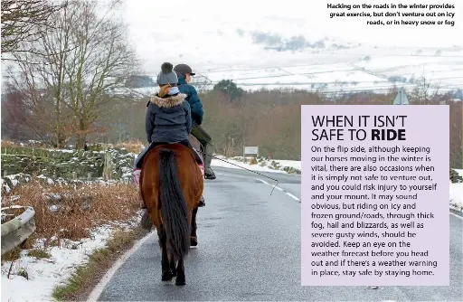 WHEN IT ISN’T SAFE TO RIDE - PressReader