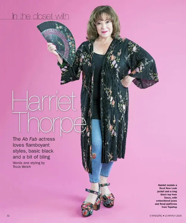 Absolutely Fabulous star Harriet Thorpe reveals her style secrets - PressReader