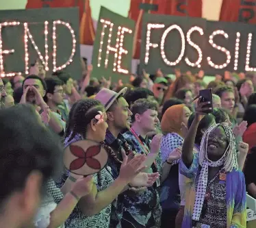 COP28 talks divided over fossil fuels - PressReader