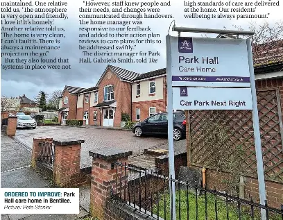 HOME TOLD TO IMPROVE DUE TO ‘LACK OF DETAIL IN CARE PLANS’ - PressReader