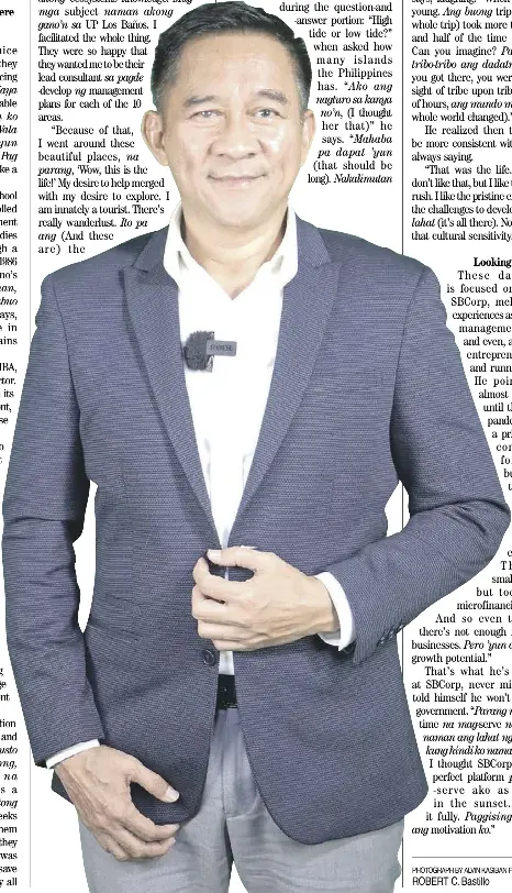 RobeRt C. bastillo: Living life with a mission and purpose - PressReader