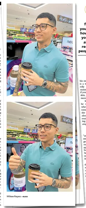 Sportscast­er Mikee Reyes on upping his skincare routine - PressReader