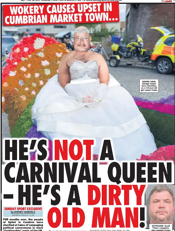 HE’S NOT A CARNIVAL QUEEN – HE’S A DIRTY OLD MAN! - PressReader