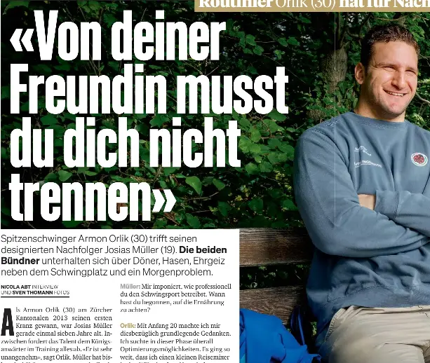 «Von deiner Freundin musst du dich nicht trennen» - PressReader