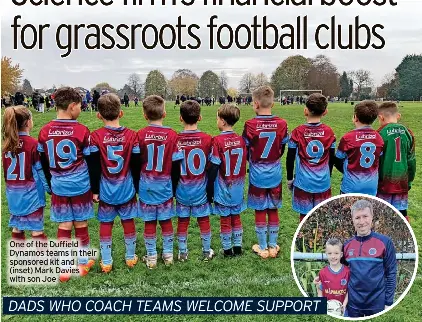 Science firm’s financial boost for grassroots football clubs - PressReader