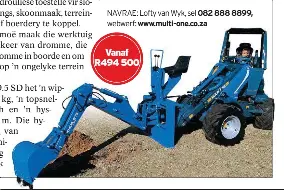 KOMPAKTE WERKERS VIR VELE TERREINE - PressReader