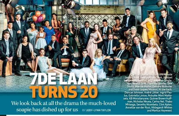 7de Laan celebrates 20 years - PressReader