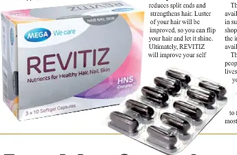 Say yes to REVITIZ and say yes to a longer healthier hair - PressReader