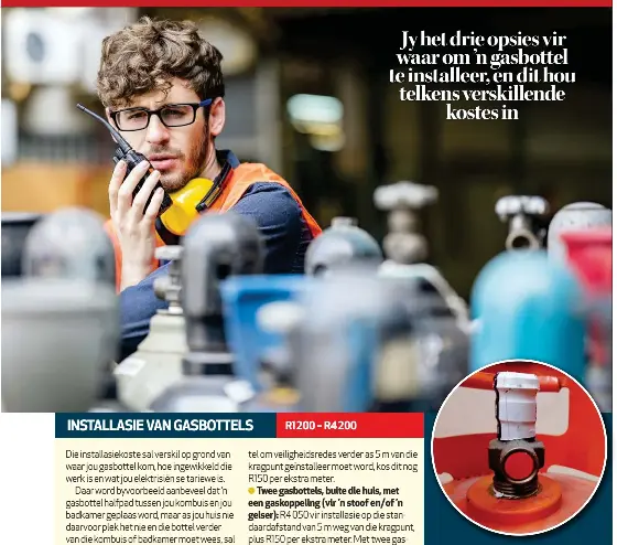 INSTALLASI­E VAN GASBOTTELS - PressReader