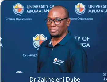 Dr Zakheleni Dube - PressReader