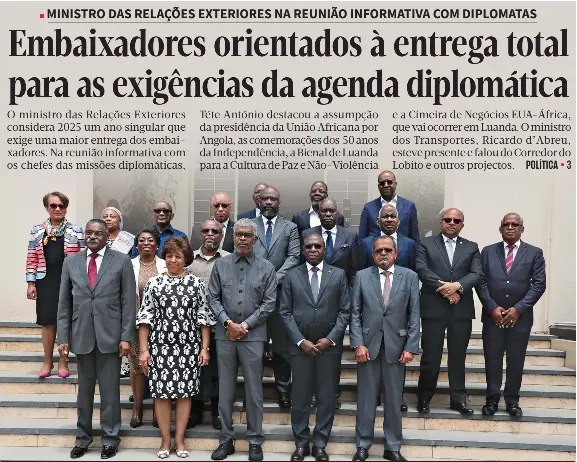 Embaixador­es orientados à entrega total para as exigências da agenda diplomátic­a - PressReader