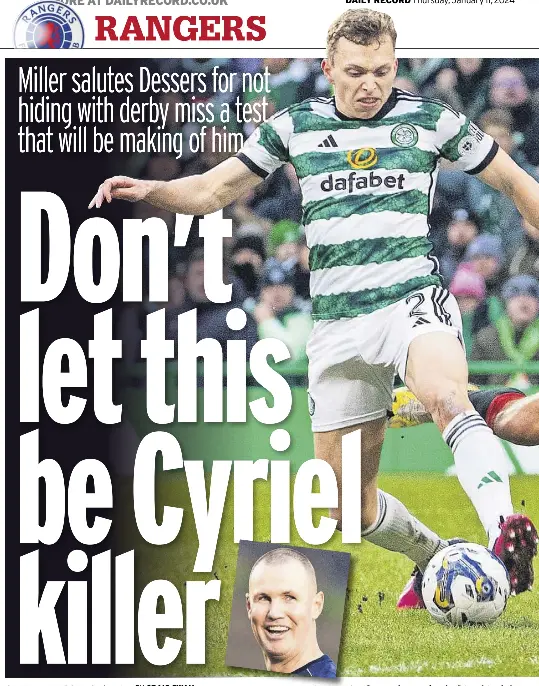 Don ’ t let this be Cyriel killer - PressReader