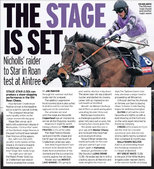 THE STAGE IS SET - PressReader