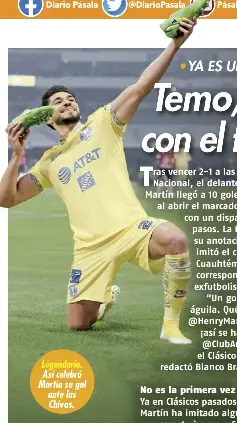 Temo, encantado con el festejo de Henry - PressReader