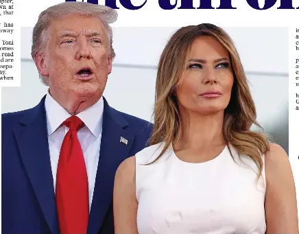 Melania, the power behind the throne - PressReader