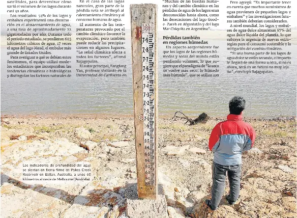 La mitad de los mayores lagos y embalses del mundo se están secando ...