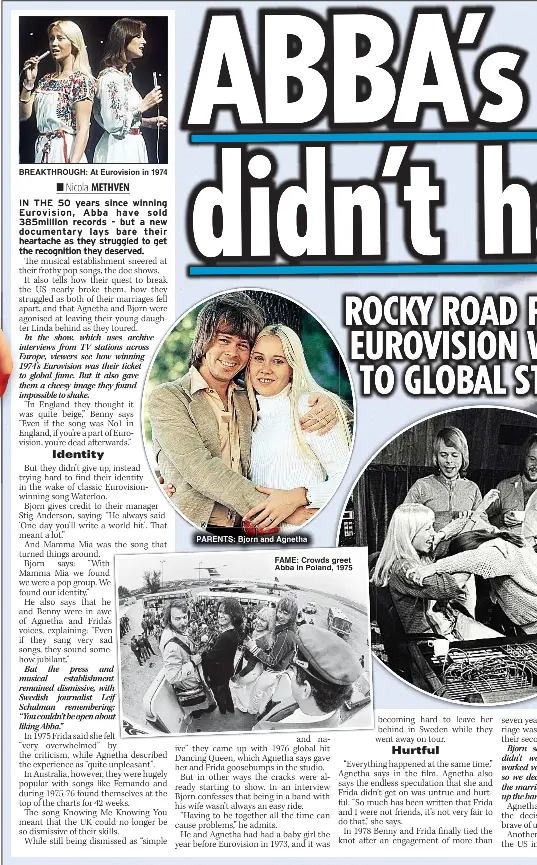 ABBA’s Swede success didn’t happen overnight - PressReader