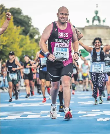 Russ runs four marathons in a year for kids’ cancer charity - PressReader