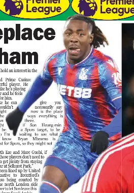 Eze tipped to replace Son at Tottenham - PressReader