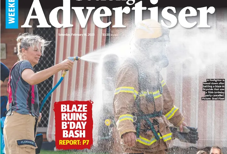 BLAZE RUINS B’DAY BASH - PressReader