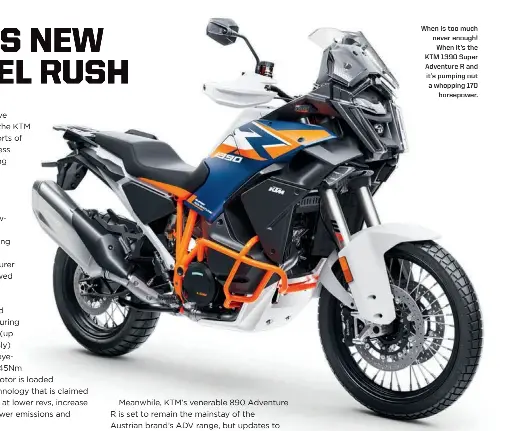 KTM’S NEW MODEL RUSH - PressReader