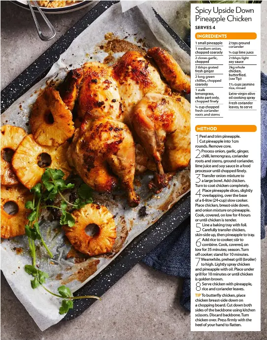 Spicy Upside Down Pineapple Chicken - PressReader