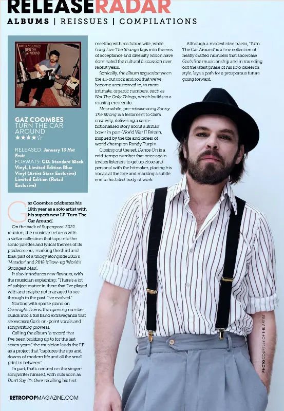GAZ COOMBES TURN THE CAR AROUND ★★★★★ - PressReader