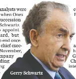 Buyout pioneer Schwartz clings to power as pressure mounts at Onex ...