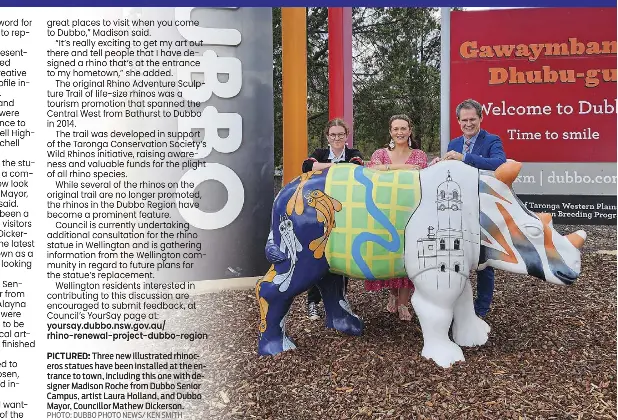 Students' winning designs welcoming visitors to the Golden West - PressReader