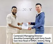 Cameralk appointed as official Sony distributo­r for Maldives - PressReader