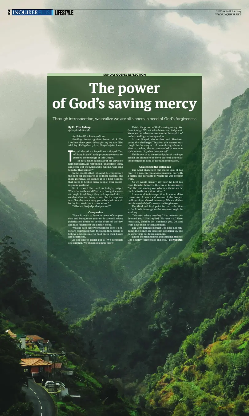 The power of God’s saving mercy - PressReader