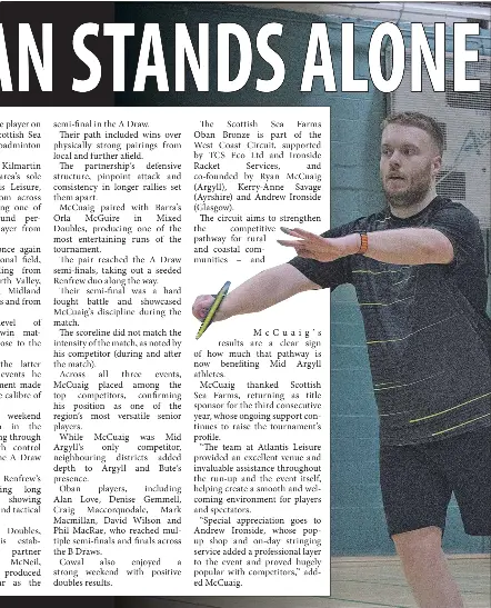 RYAN STANDS ALONE - PressReader