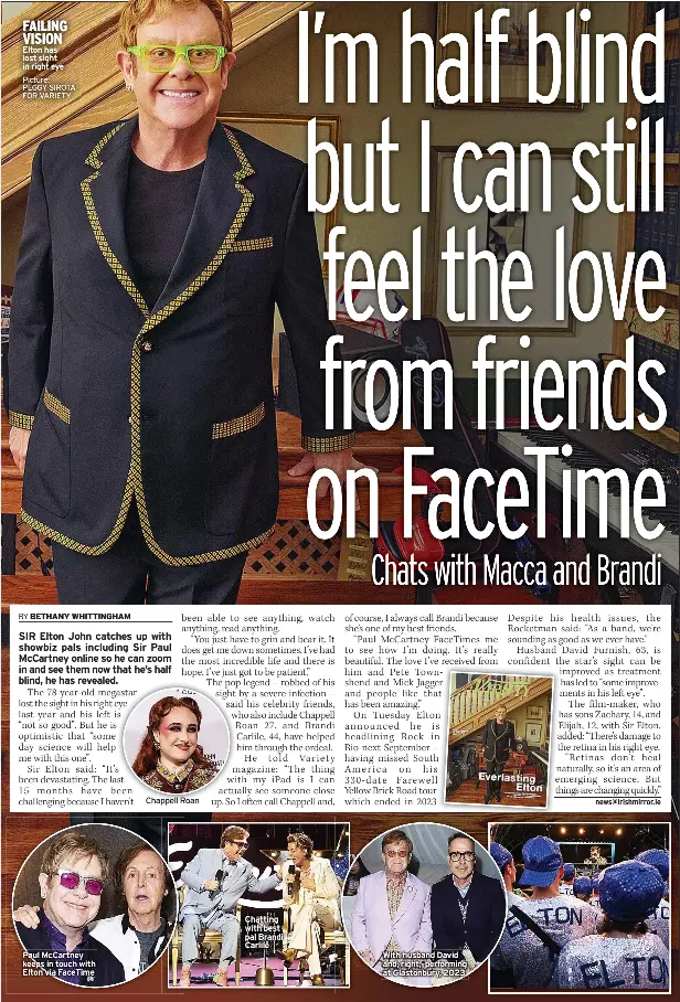 I’m half blind but I can still feel the love from friends on Facetime - PressReader