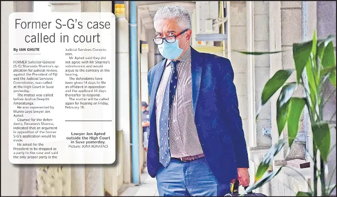 Former S-G’s case called in court - PressReader
