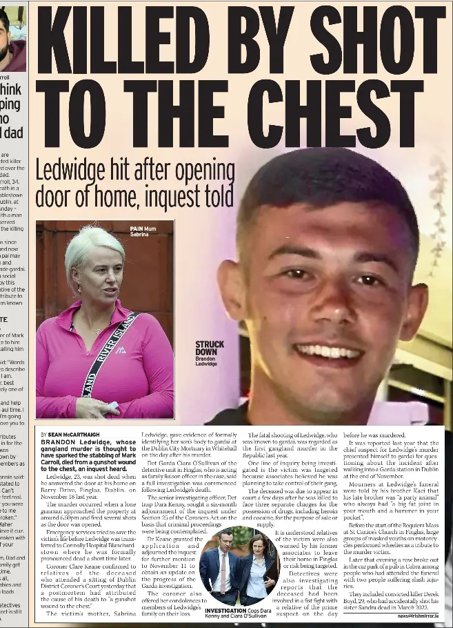 KILLED BY SHOT5 TO THE CHEST - PressReader