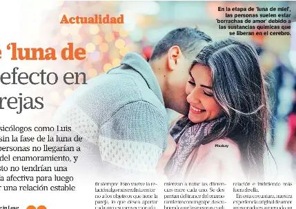 La fase de ‘luna de miel’ y su efecto en las parejas - PressReader