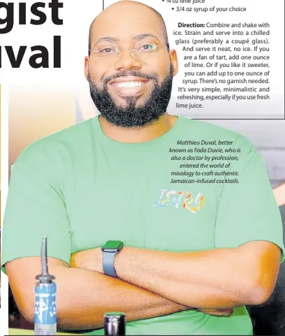 Booze adventures with mixologist Matthieu Duval - PressReader