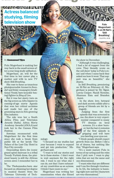 Fulu returns to TV after year-long break - PressReader