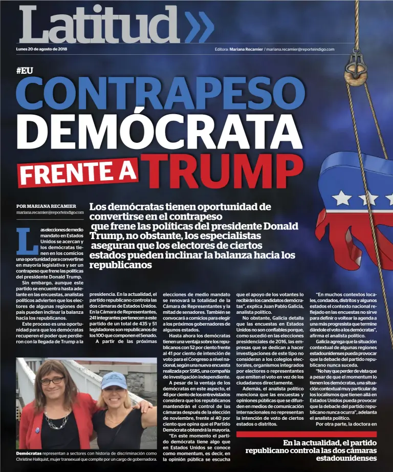 Contrapeso demócrata frente a trump - PressReader