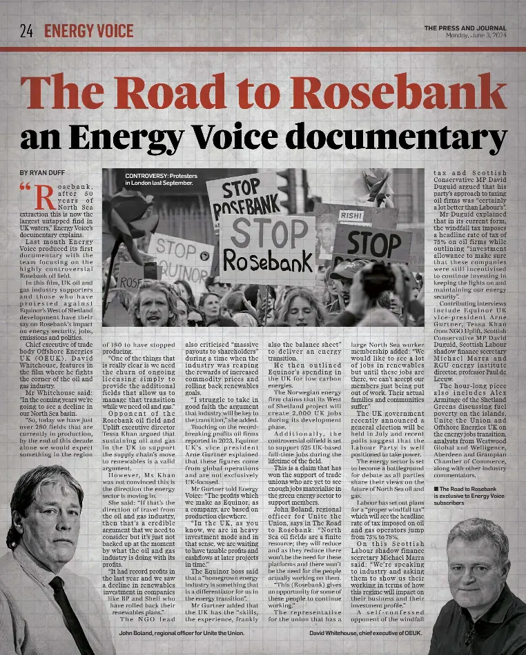 An Energy Voice documentar­y - PressReader