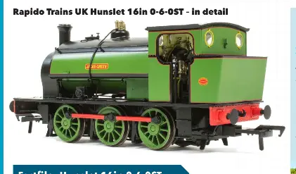 Factfile: Hunslet 16in 0‑6‑0ST - PressReader