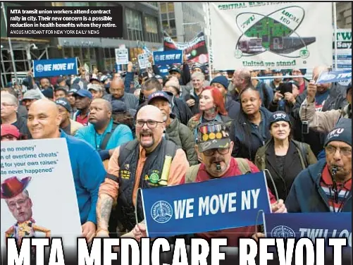 MTA MEDICARE REVOLT - PressReader