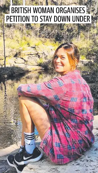 BRITISH WOMAN ORGANISES PETITION TO STAY DOWN UNDER - PressReader
