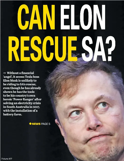 CAN ELON RESCUE SA? - PressReader