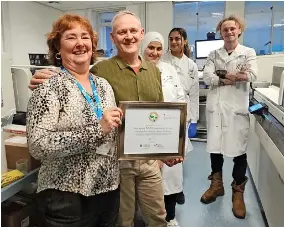 Blood sciences lab is given gold standard - PressReader
